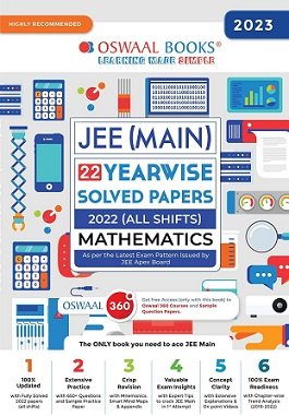 Oswal Jee Main Maths Book 2023 PDF Download