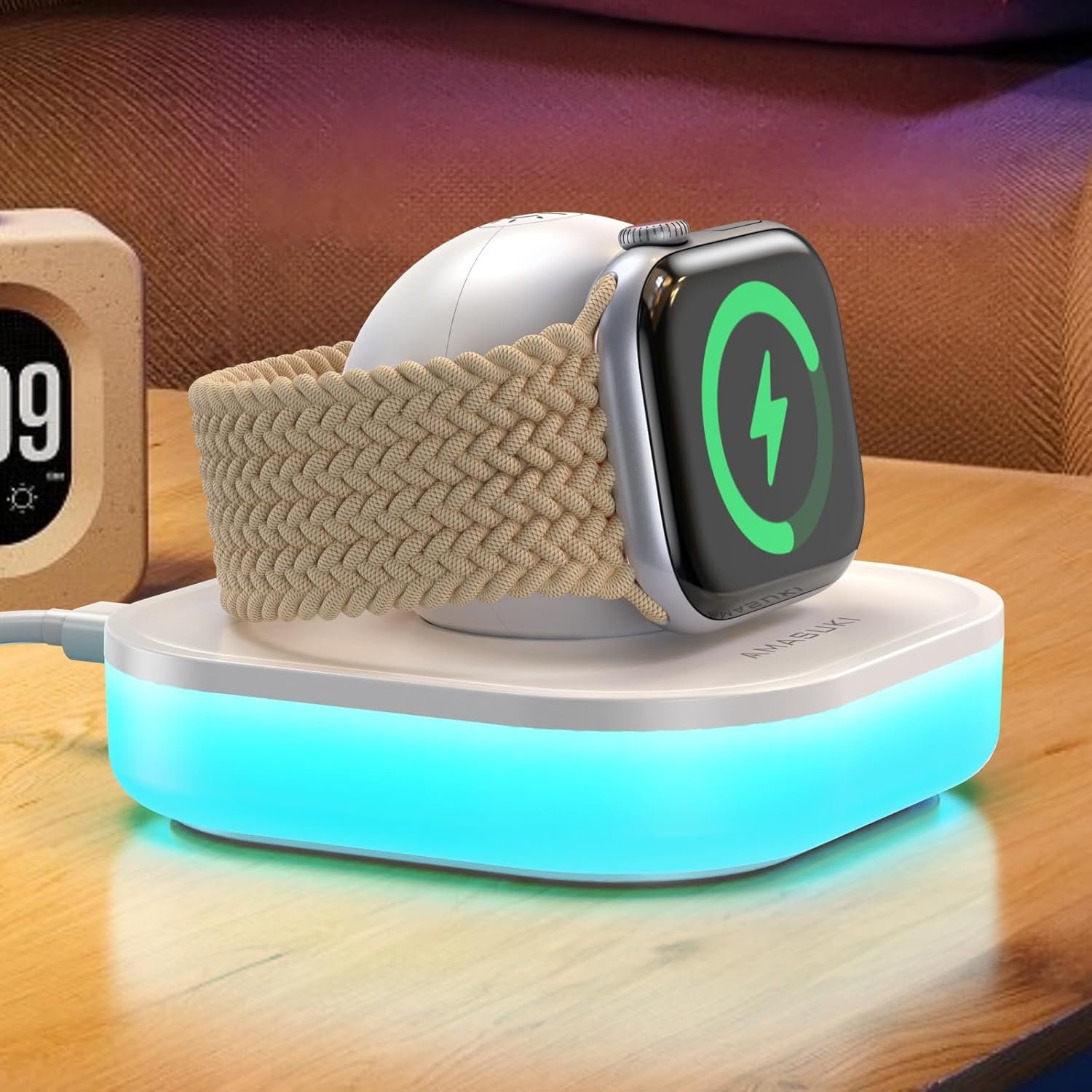 Amasuki Apple Watch Charger Review with Magnetic Stand