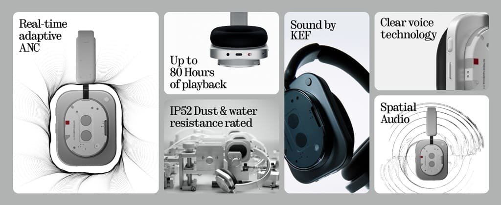 Nothing Headphone (1) Review: KEF Sound and 80H Battery